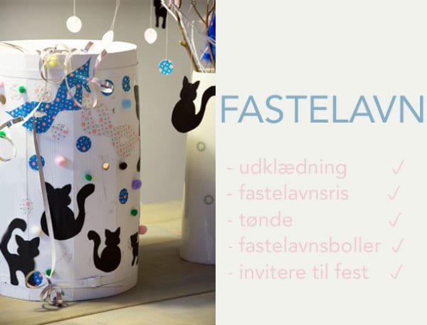 Fastelavn inspiration - fastelavnsris - fastelavnstønde