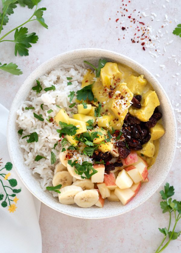 Kylling i Karry ala Ristaffel - Opskrift på den klassiske ret