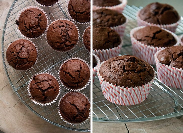 Chokolademuffins - opskrift på lækre chokolade muffins