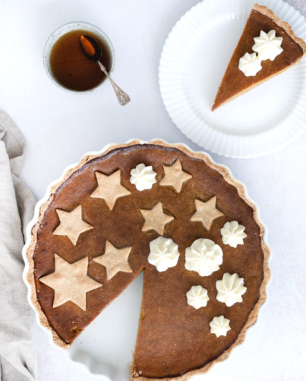 Græskartærte - super god opskrift på amerikansk pumpkin pie