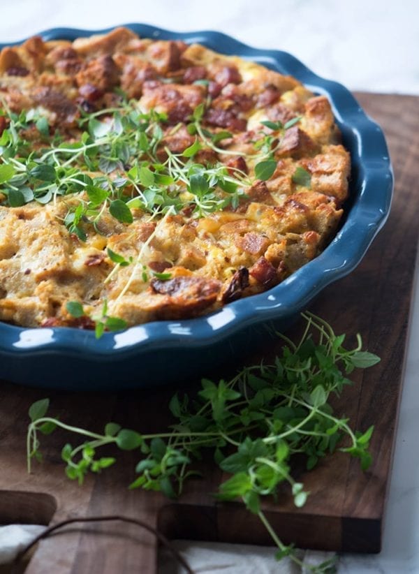 Strata - opskrift på nem og hurtig brunch ret til mange