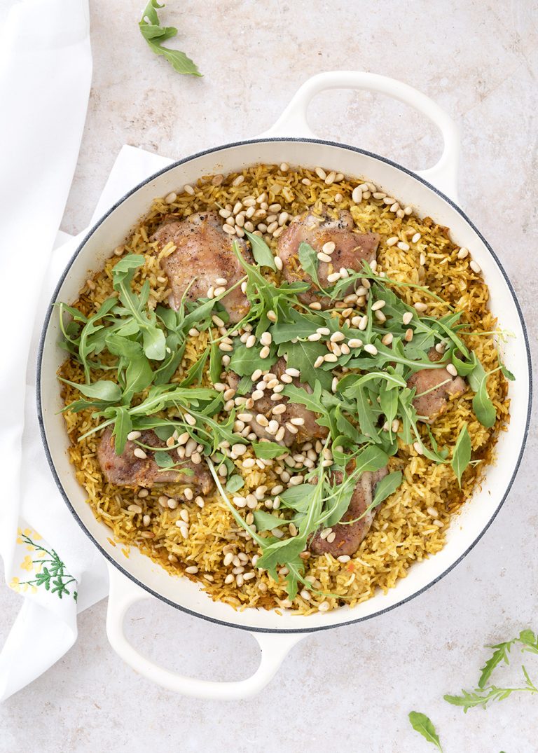 One pot ris med kylling - opskrift på en virkelig lækker risret