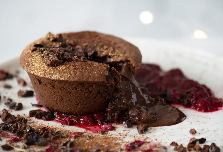 Chokoladefondant - opskrift på lækker lun chokolade fondant