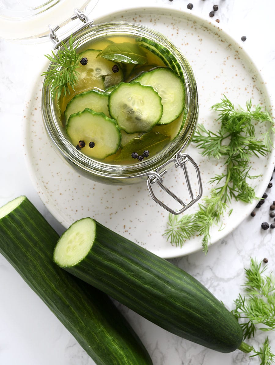 Syltede agurker - opskrift på nem hjemmelavet agurkesalat
